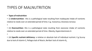 MATERNAL AND CHILD HEALTH, MALNUTRITION, PROTEIN.pptx