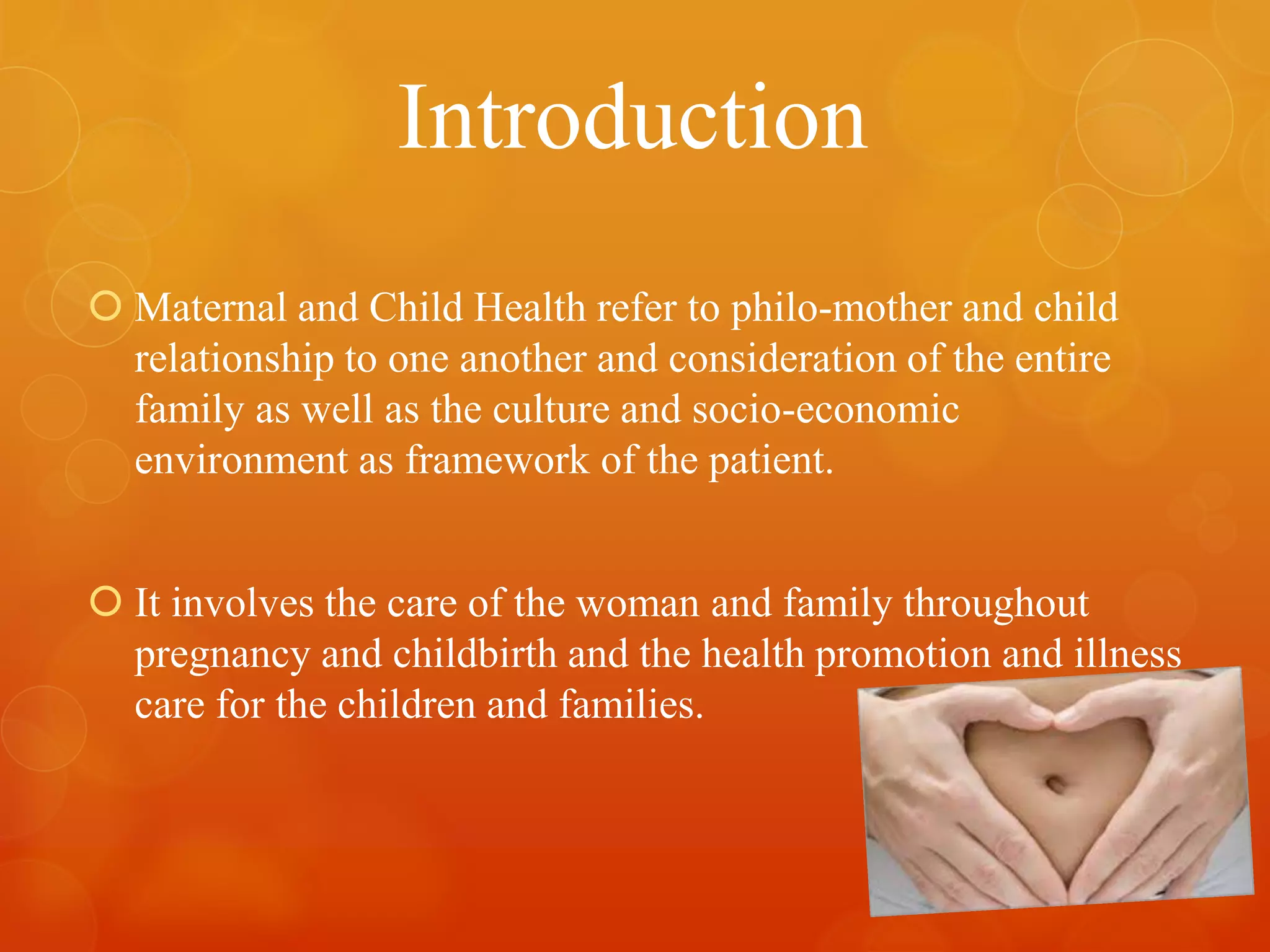 Maternal and child health nursing | PPTX