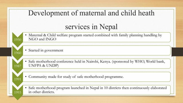 Maternal and child health program | PDF