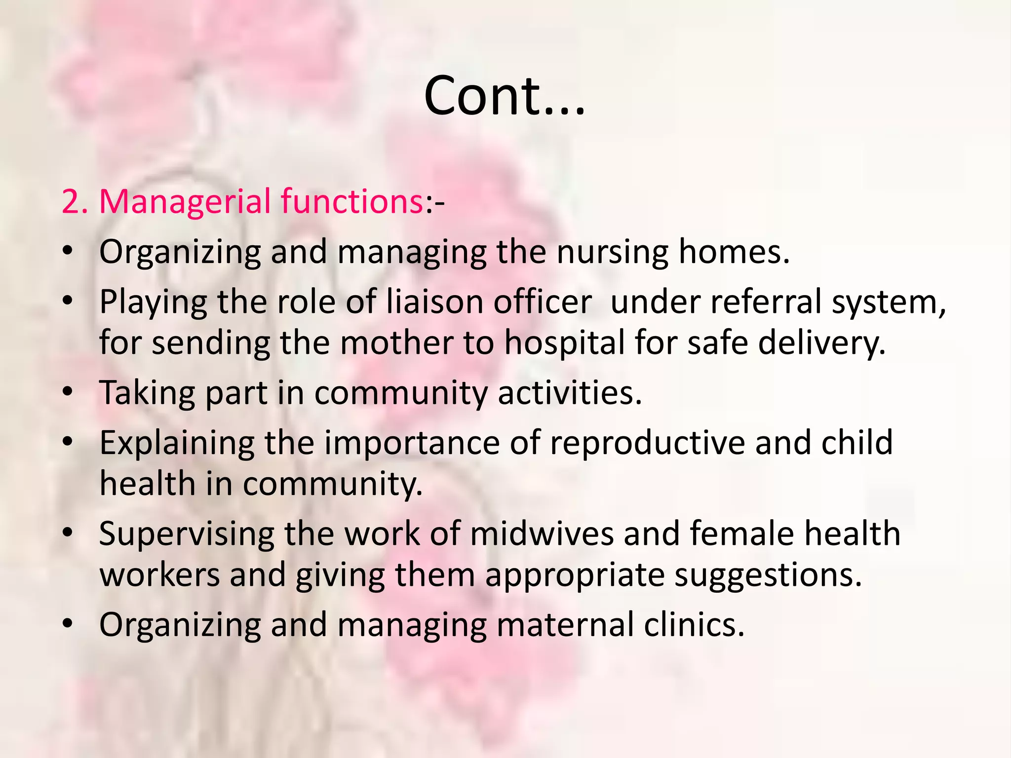 Maternal and child health programme | PPTX