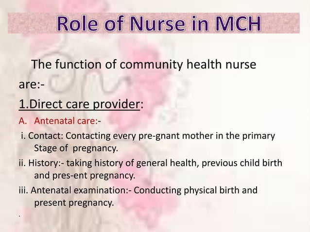 Maternal and child health programme | PPTX | Pregnancy | Reproductive ...