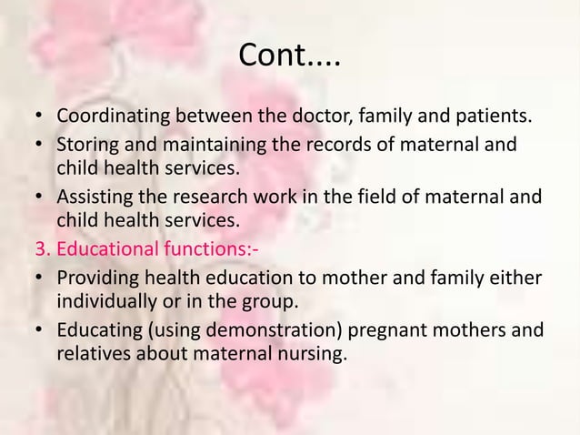 Maternal and child health programme | PPTX | Pregnancy | Reproductive ...