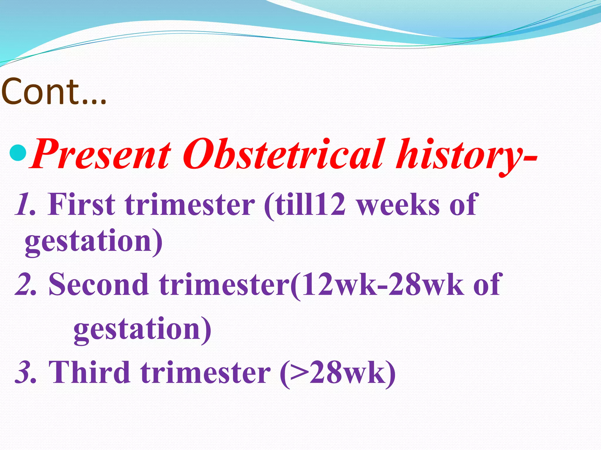 Maternal assessment measures | PPTX