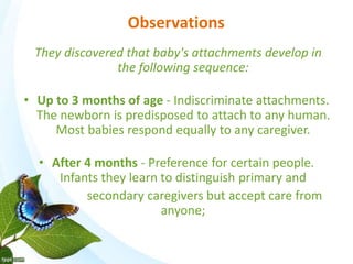 Maternal attachment | PPTX