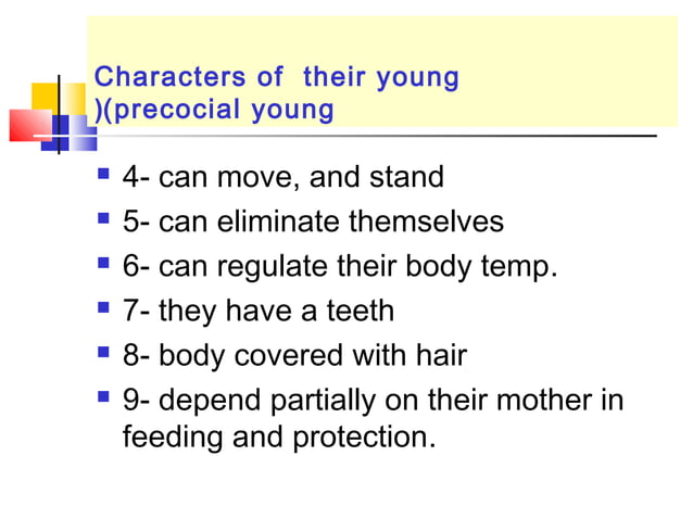 Reproductive behaviour 2-Maternal behaviour in animals | PPT ...