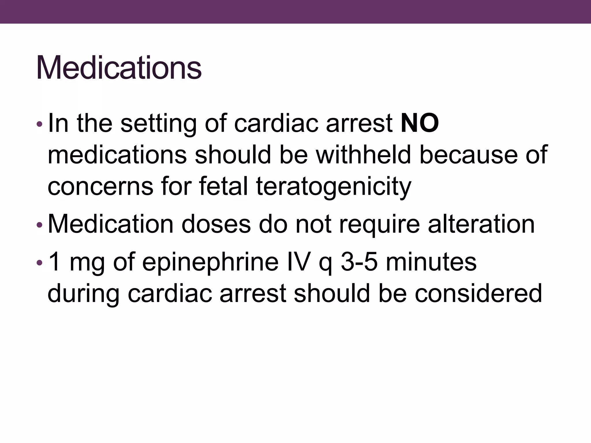 Maternal cardiac arrest (english) | PPTX