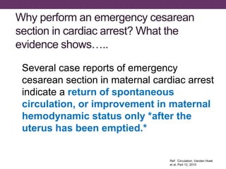 Maternal cardiac arrest (english) | PPTX