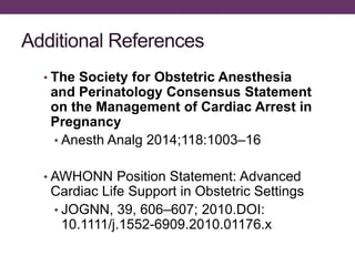 Maternal cardiac arrest (english) | PPTX