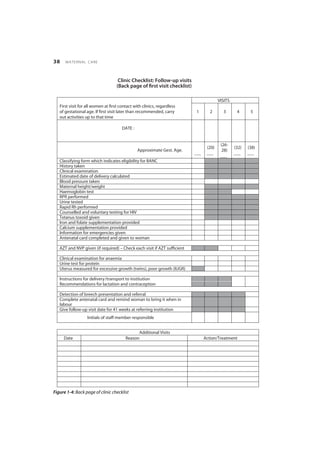 Maternal Care: Antenatal care | PDF