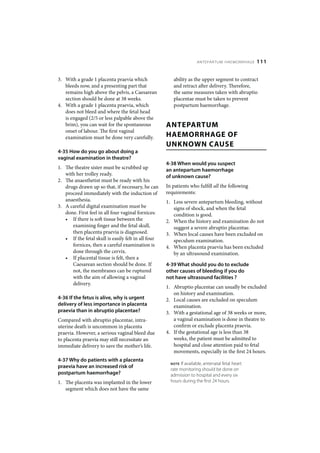 Maternal Care: Antepartum haemorrhage | PDF