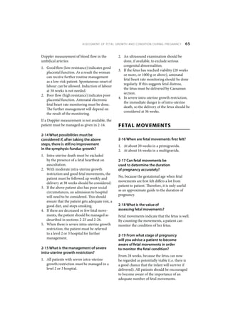 Maternal Care: Assessment of fetal growth and condition during pregnancy | PDF