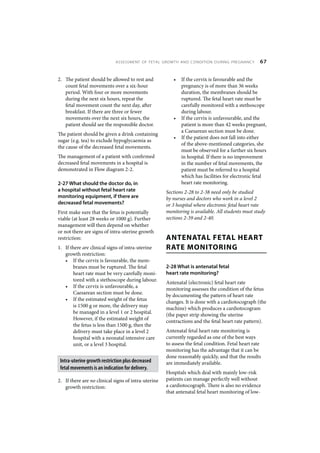 Maternal Care: Assessment of fetal growth and condition during ...