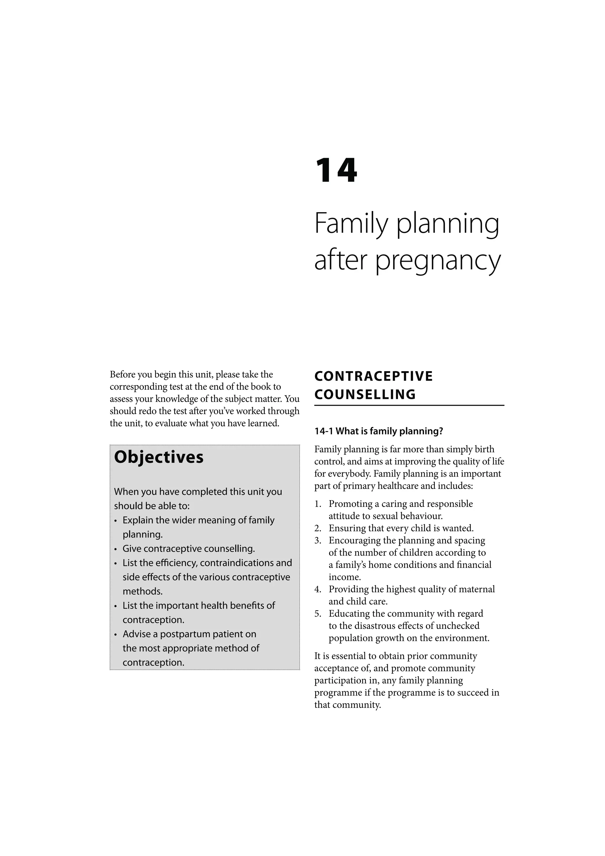 Maternal Care: Family planning after pregnancy | PDF