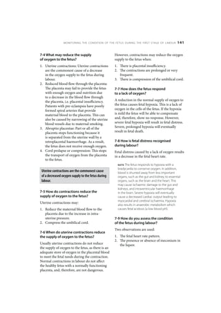 Maternal Care: Monitoring the condition of the fetus during the first ...