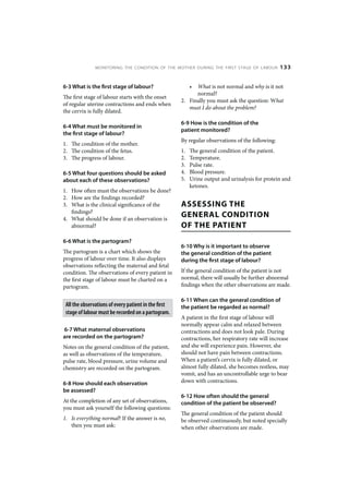 Maternal Care: Monitoring the condition of the mother during the first ...