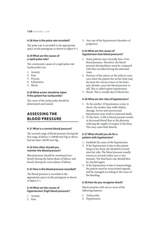 Maternal Care: Monitoring the condition of the mother during the first ...