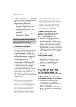 Maternal Care: Preterm labour and preterm rupture of the membranes | PDF