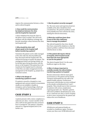 Maternal Care: Regionalised perinatal care | PDF