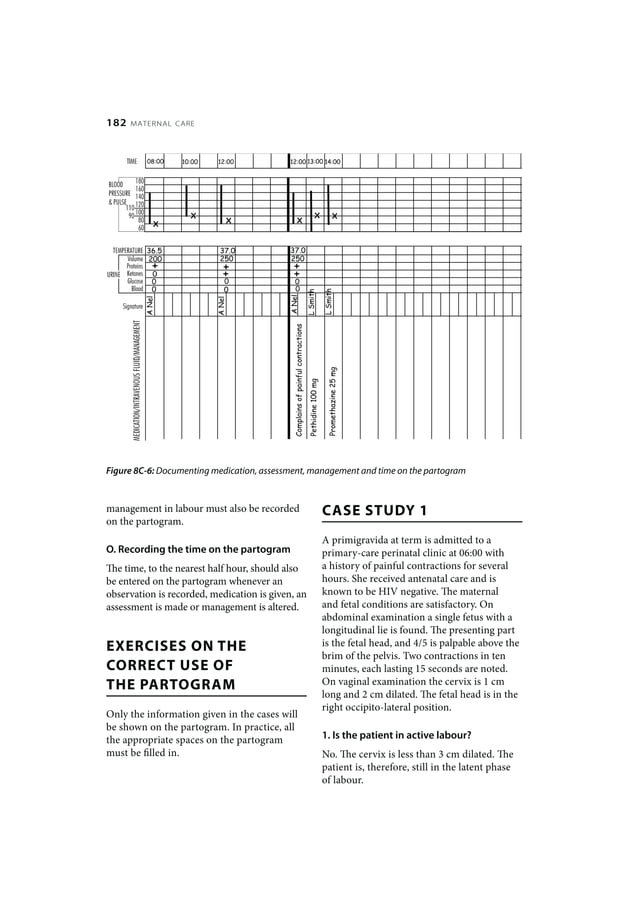 Maternal Care: Skills workshop Recording observation on the partogram | PDF