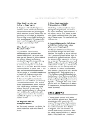 Maternal Care: Skills workshop Recording observation on the partogram | PDF
