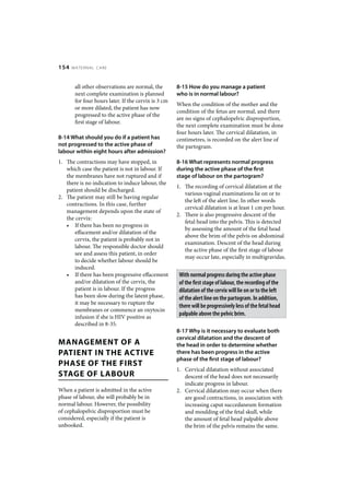 Maternal Care: The first stage labour Monitoring and management | PDF