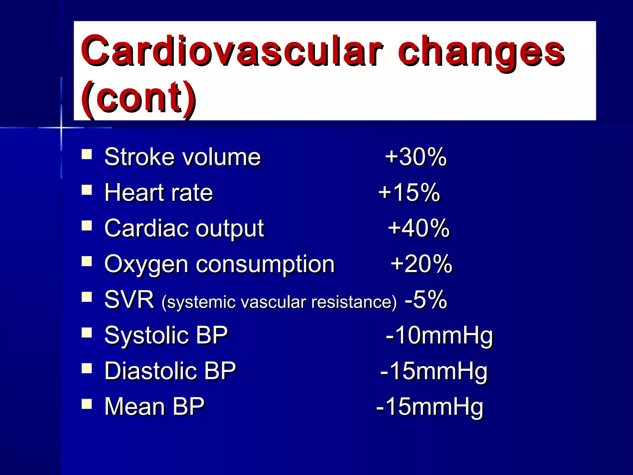 Maternal changes during pregnancy for undergraduate | PPT