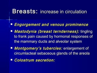 Maternal changes during pregnancy for undergraduate | PPT
