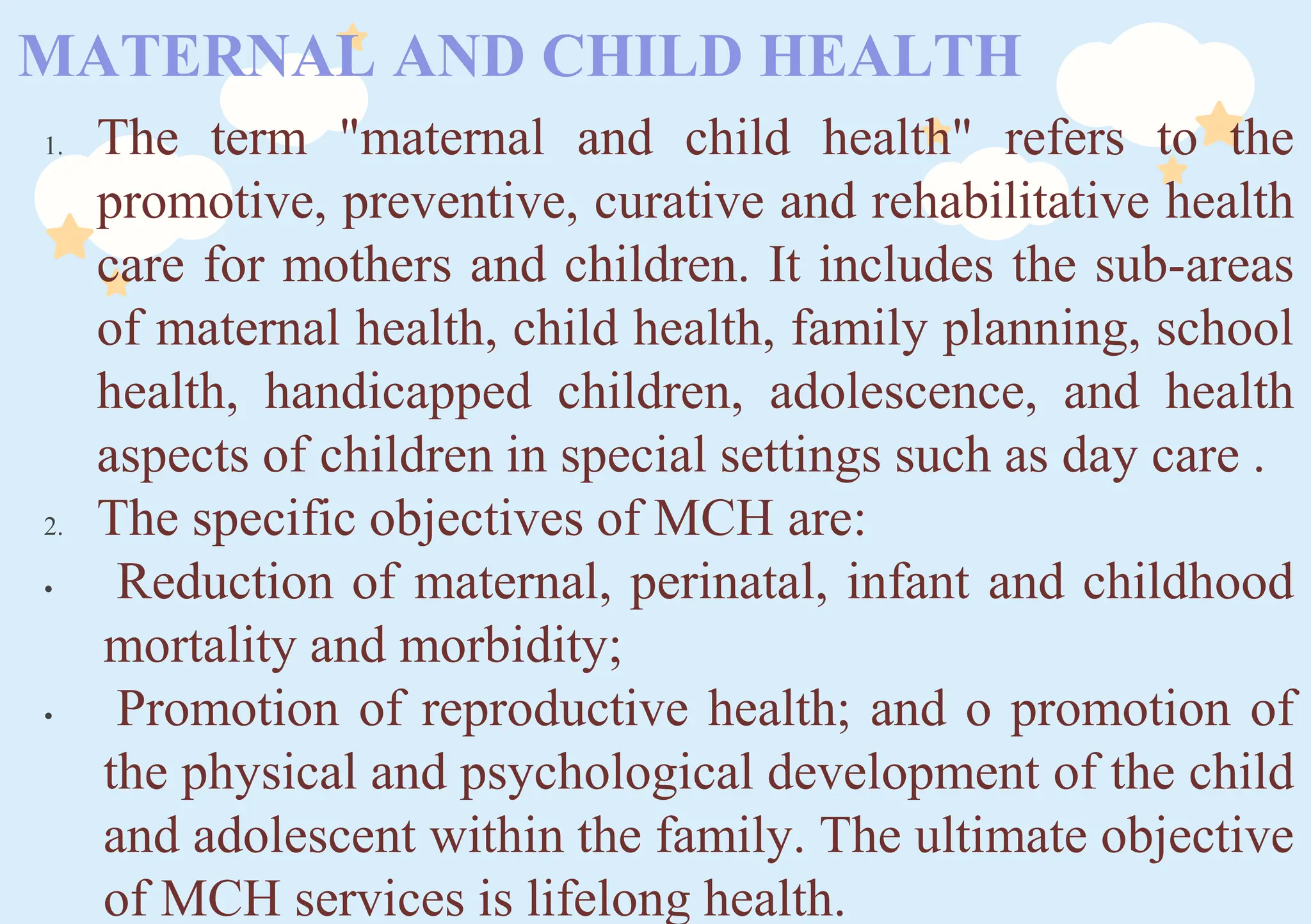 maternal & child health problems in india.pptx