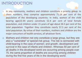 maternal & child health problems in india.pptx