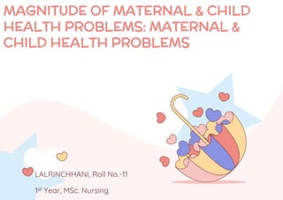 maternal & child health problems in india.pptx