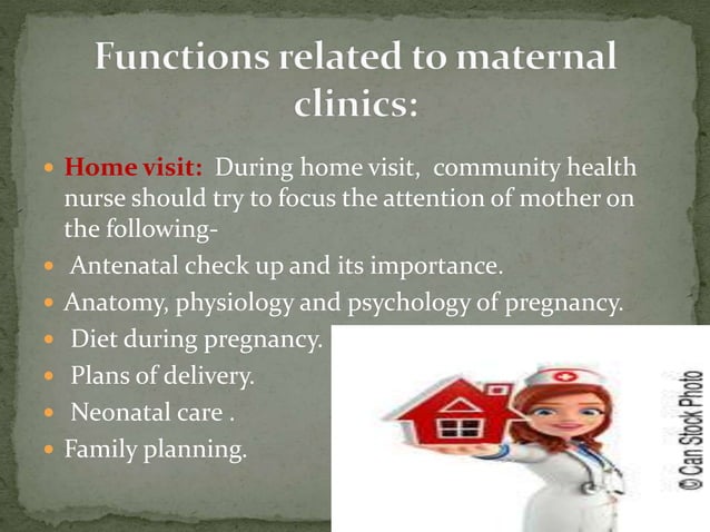 Maternal and child health programme | PPTX