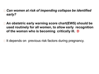Maternal Collapse.pptx | Pregnancy | Reproductive Health
