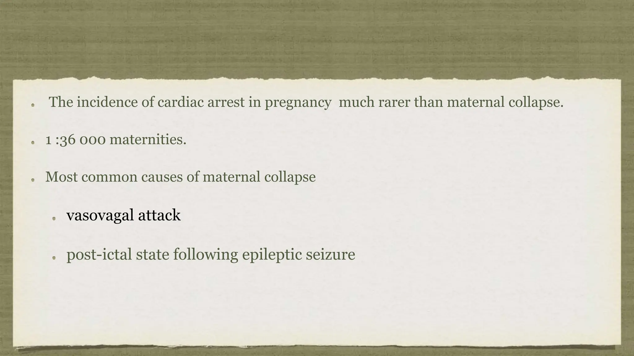 Approach to maternal collapse and cardiac arrest.pptx