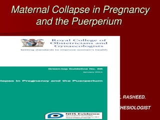 Maternal collapse and obstetric emergencies | PPT