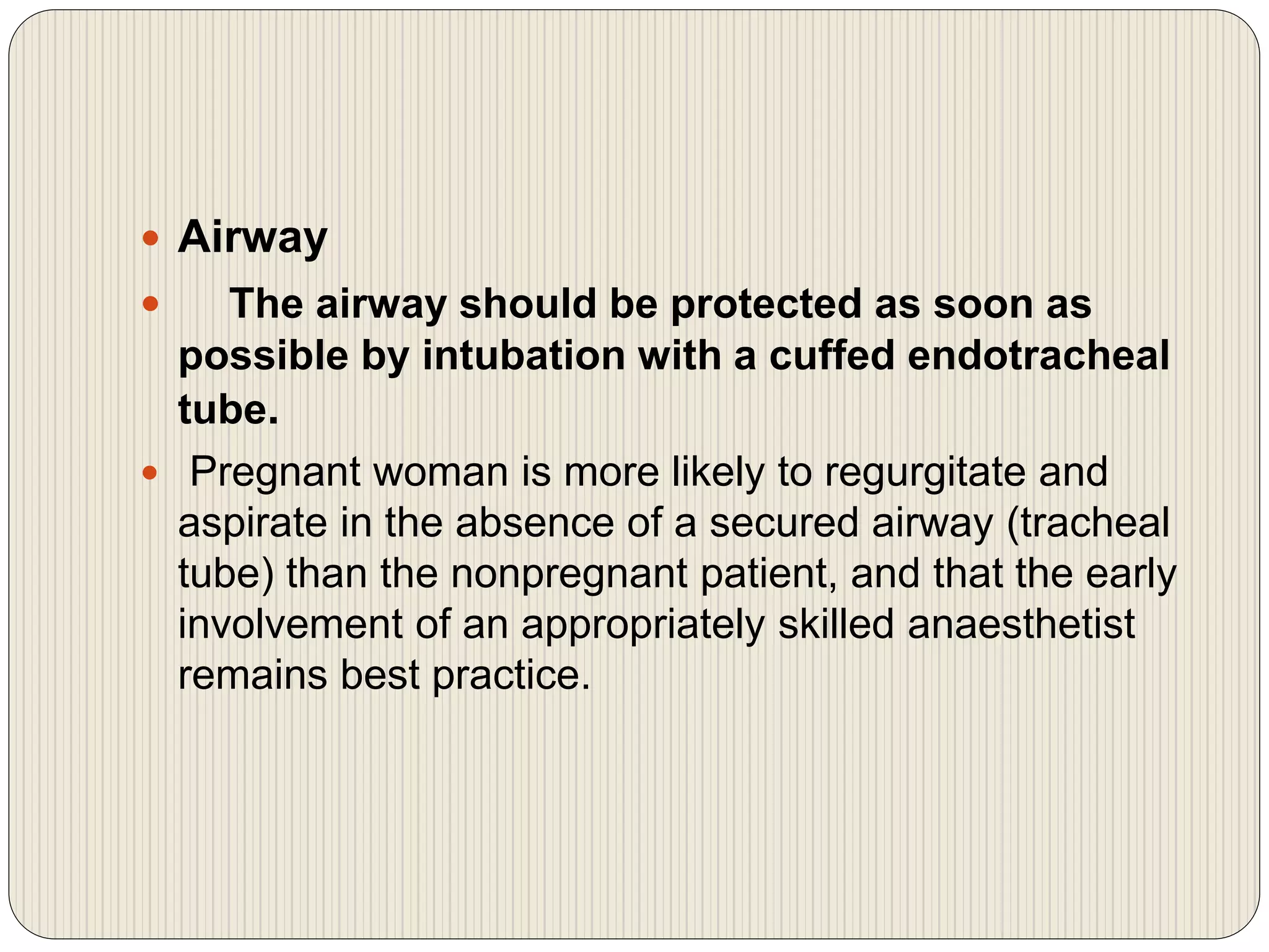 Maternal collapse during pregnancy and puerperium | PPTX