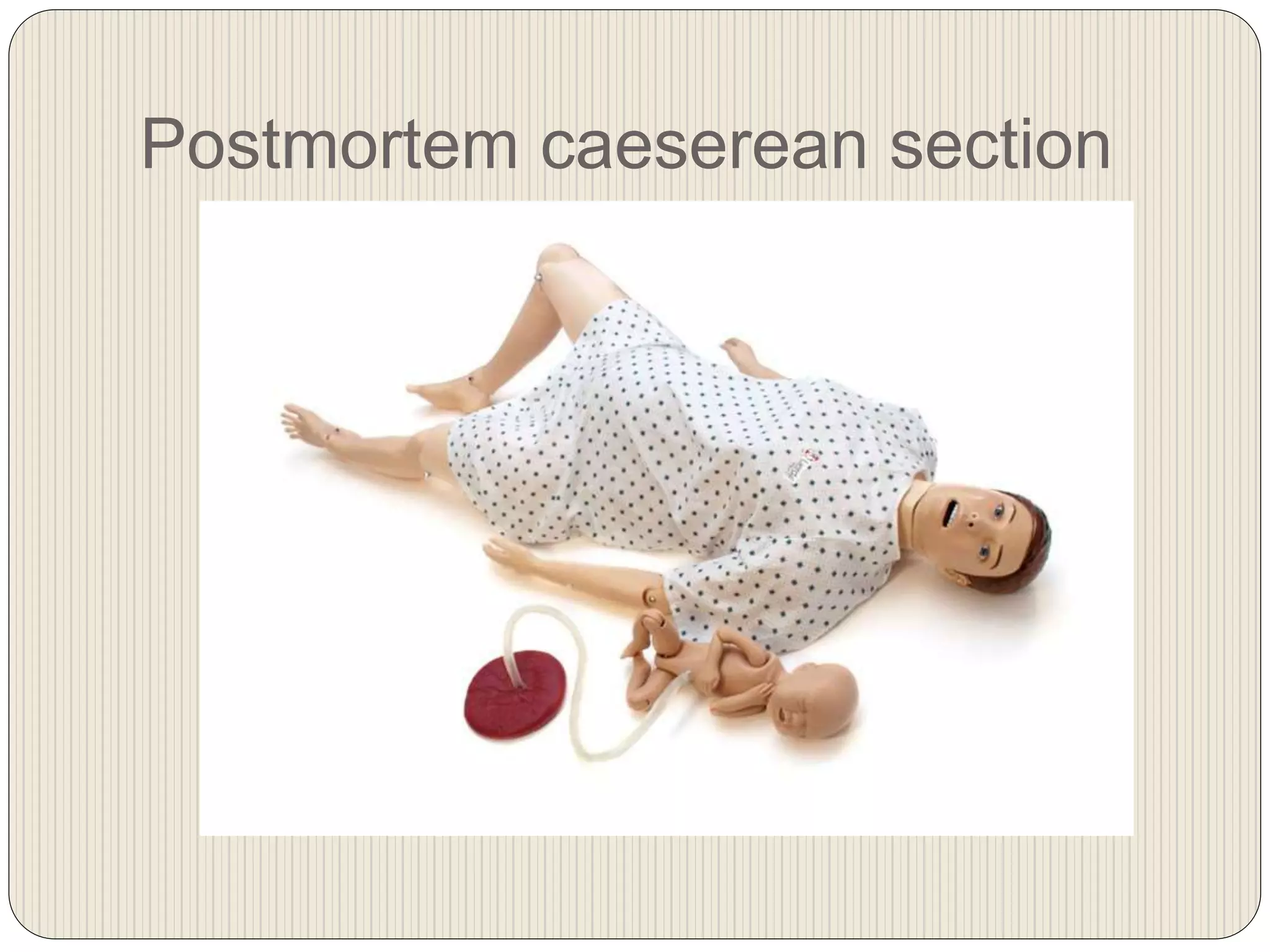 Maternal collapse during pregnancy and puerperium | PPTX