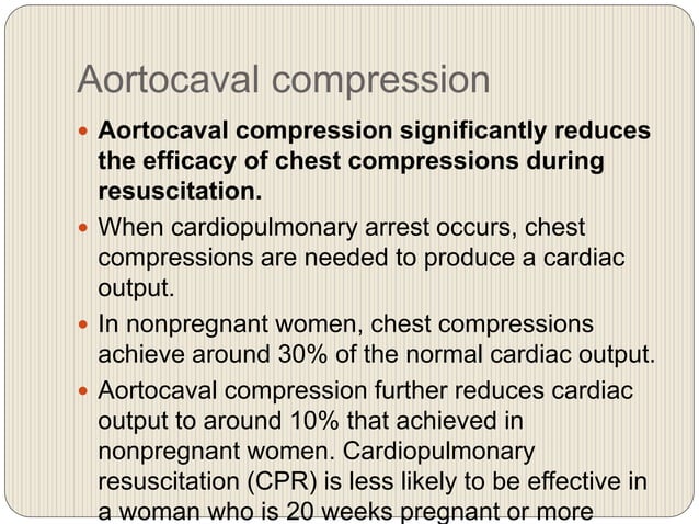 Maternal collapse during pregnancy and puerperium | PPTX