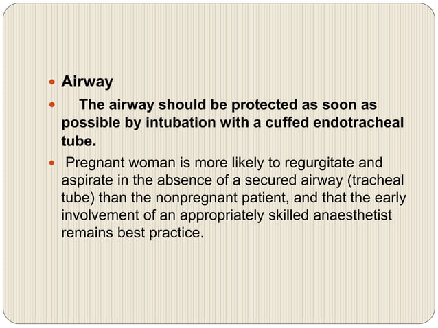 Maternal collapse during pregnancy and puerperium | PPTX