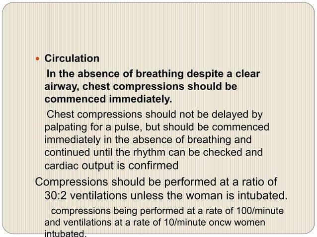 Maternal collapse during pregnancy and puerperium | PPTX