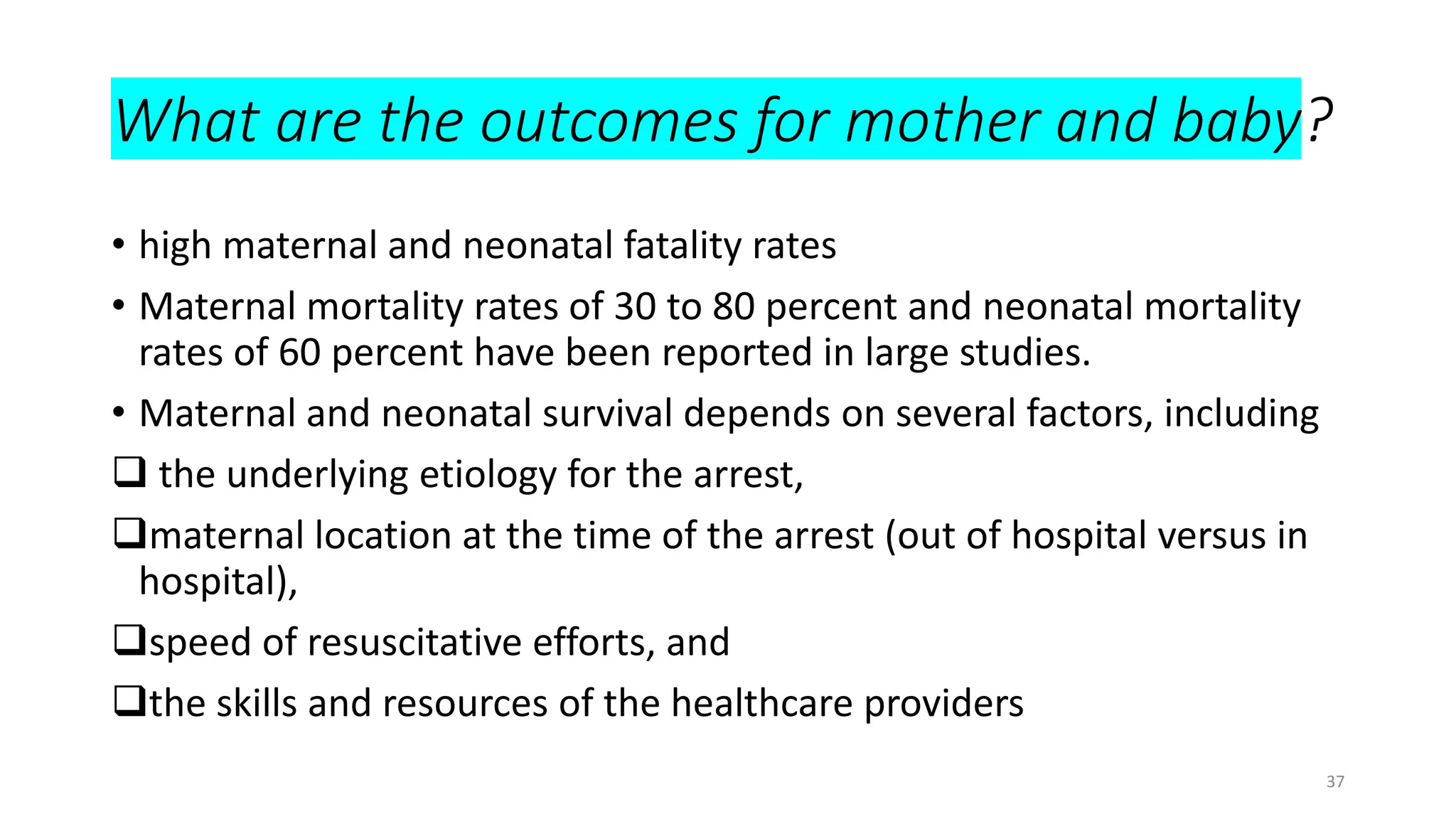 Maternal collapse in pregnancy | PPTX