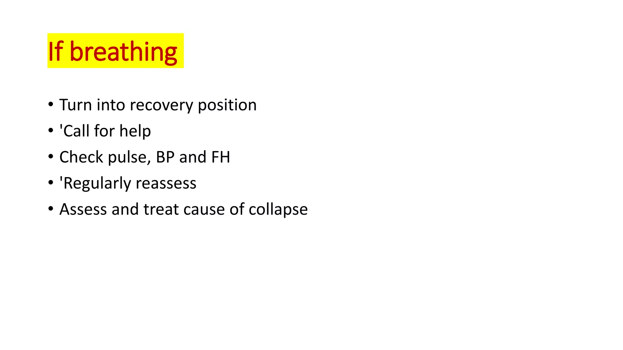 Maternal collapse in pregnancy | PPTX