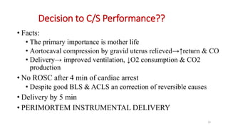 Maternal collapse in pregnancy | PPTX