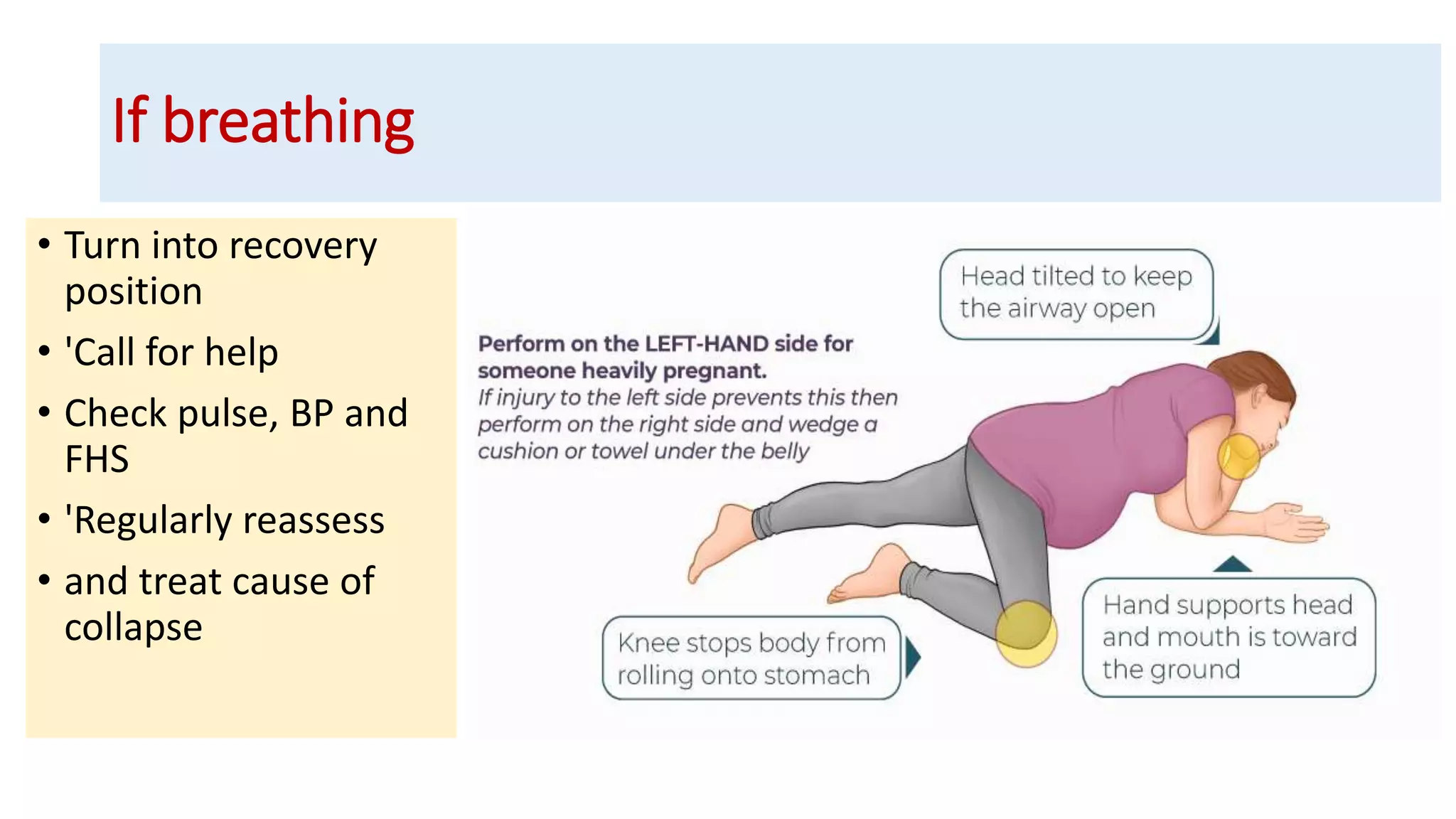 Maternal collapse in pregnancy & puerperium | PPTX