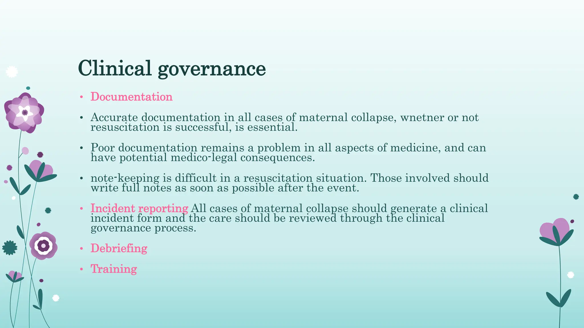 Maternal collapse in pregnancy and purperium.pptx