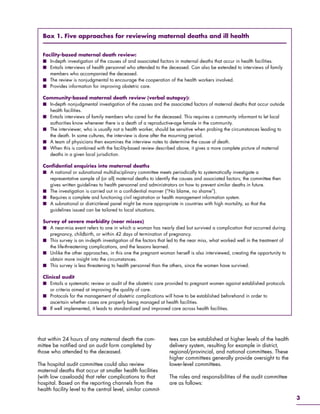 Maternal deathauditmarch22011 | PDF