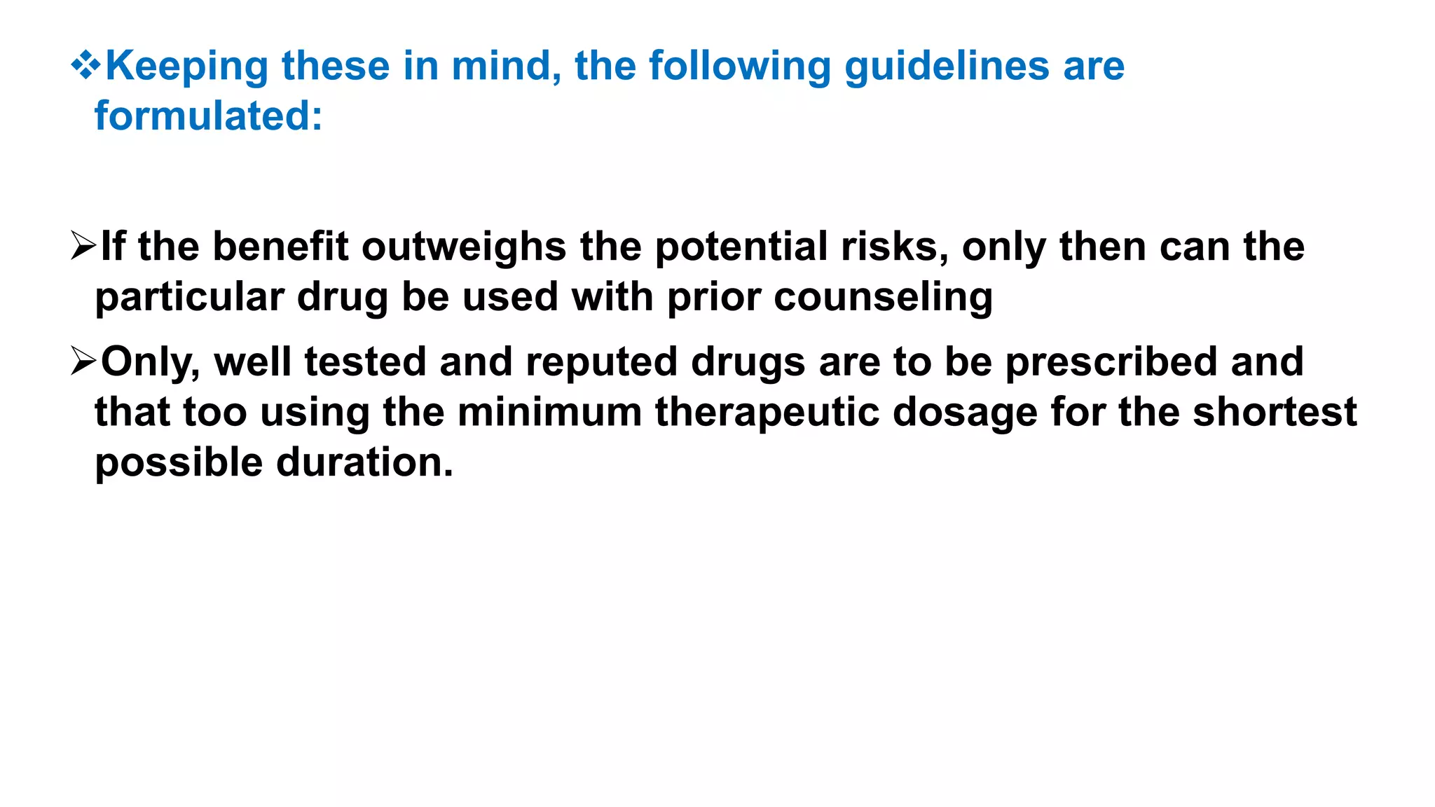 Maternal drug intake and breastfeeding | PPTX