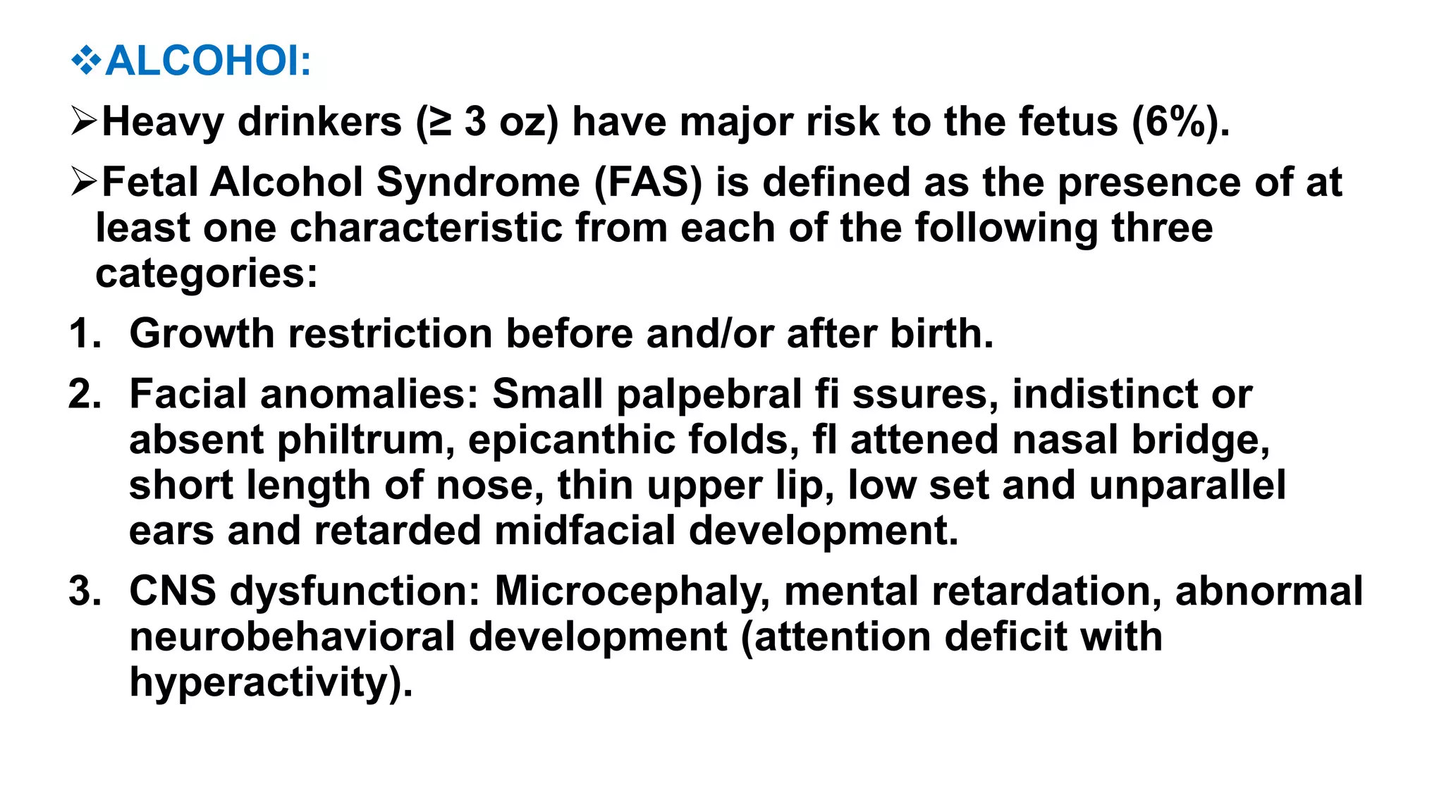 Maternal drug intake and breastfeeding | PPTX
