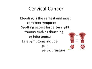 Maternal health cancers of the female reproductive tract | PPTX