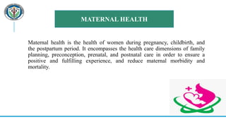 Maternal health care ppt | PPTX