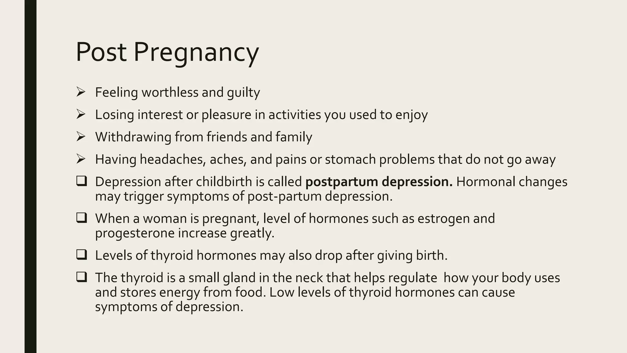 Maternal health concerns | PPTX